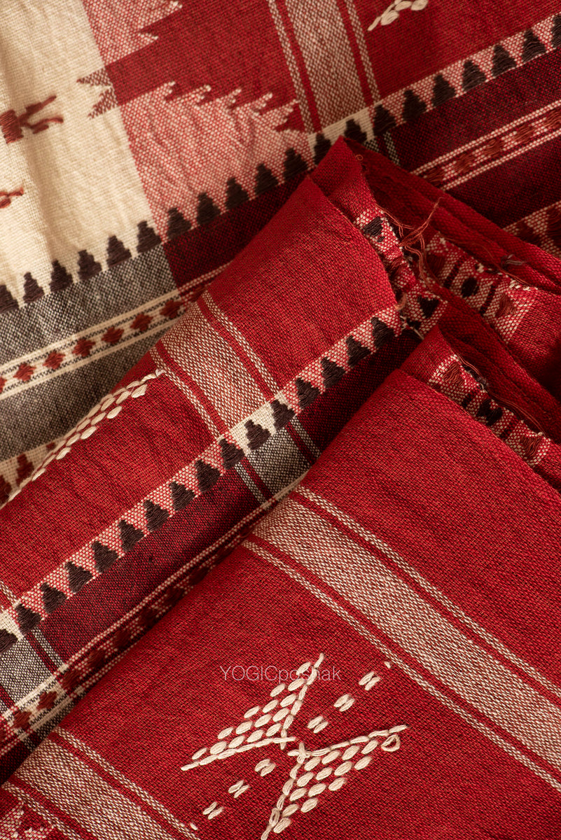 Kotpad handloom cotton saree | natural dyed | off white – YOGICposhak